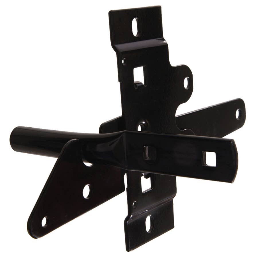 Hardware Essentials Post Mount Gate Latch - Black