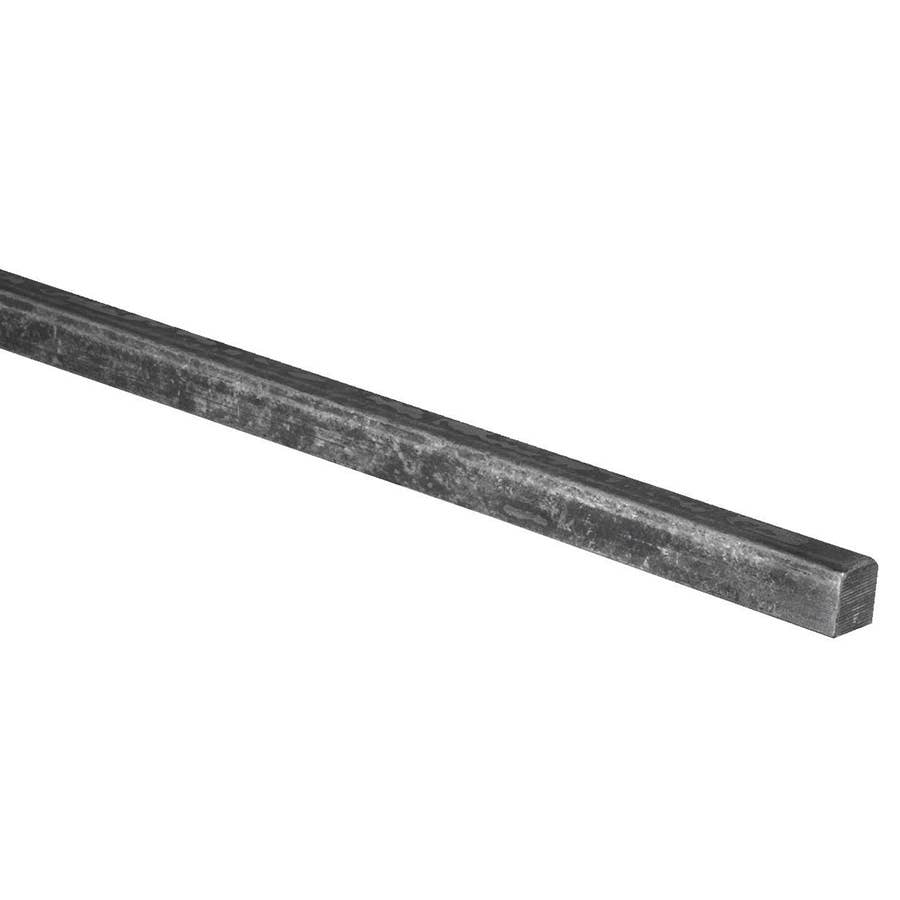 Hillman Weldable Hot Rolled Plain Steel Square Rod - 1/2"" x 4'