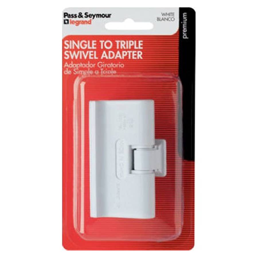 Legrand Pass & Seymour 15 Amp Swivel TPL Adapter