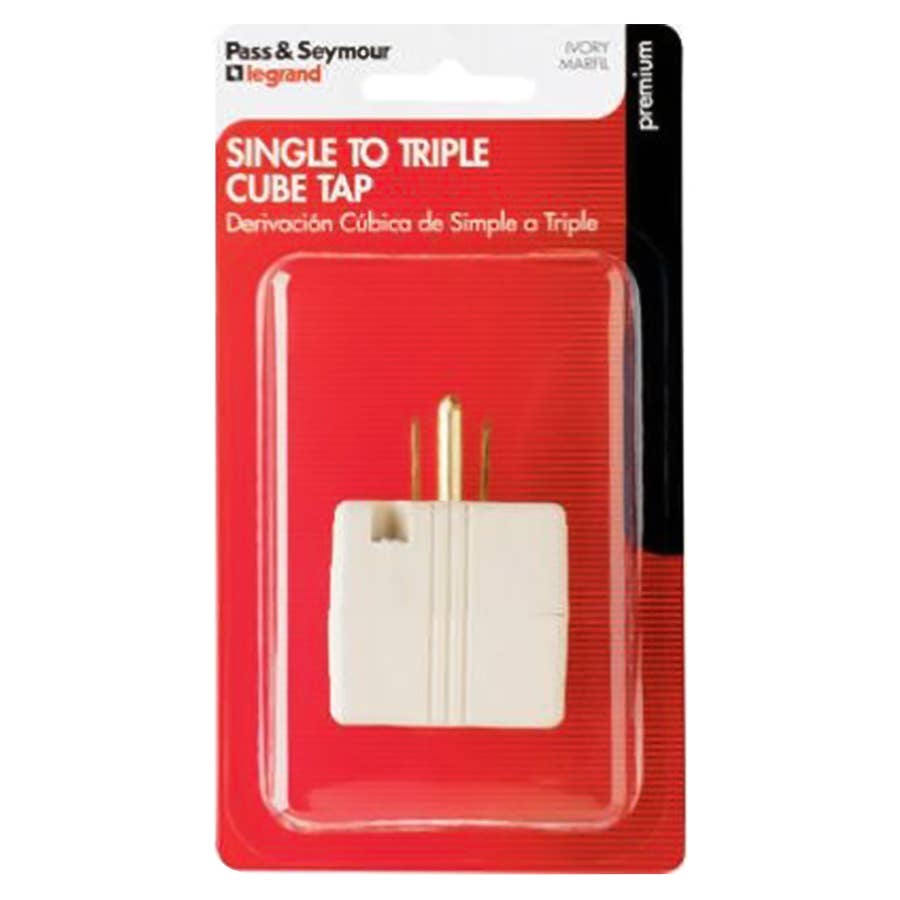 Legrand Pass & Seymour Grounded Cube Adapter
