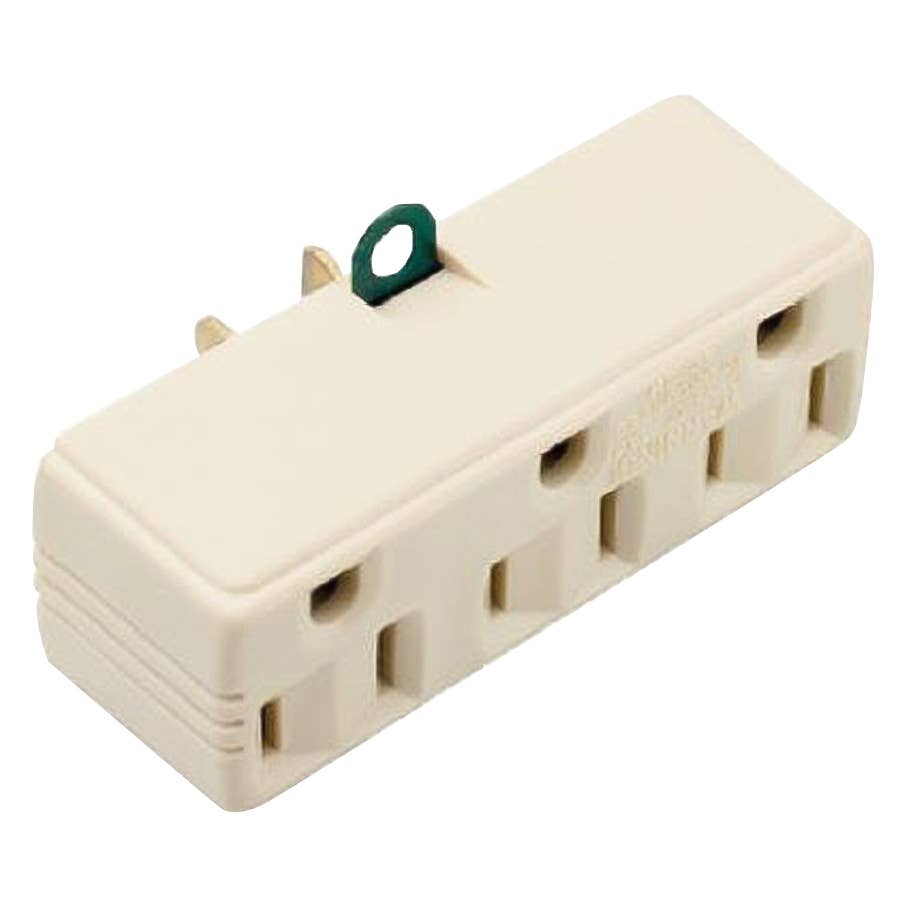 Legrand Pass & Seymour 15 Amp Triple Adapter Outlet