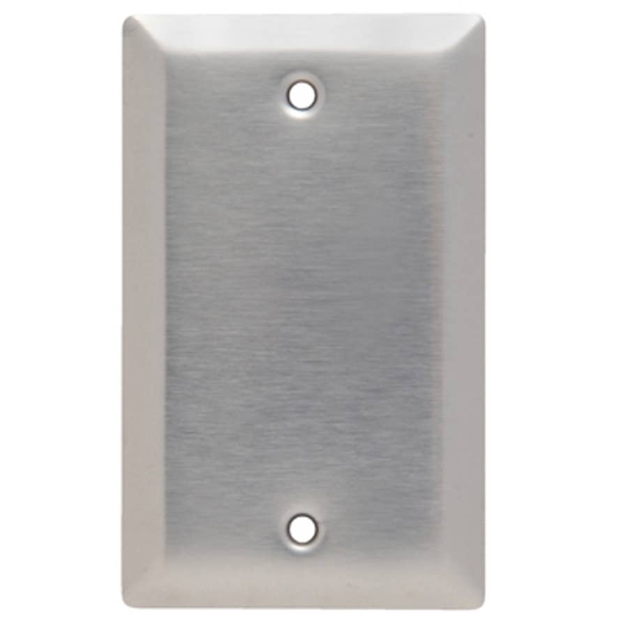 Legrand Pass & Seymour 1-Gang Blank Stainless Steel Wall Plate