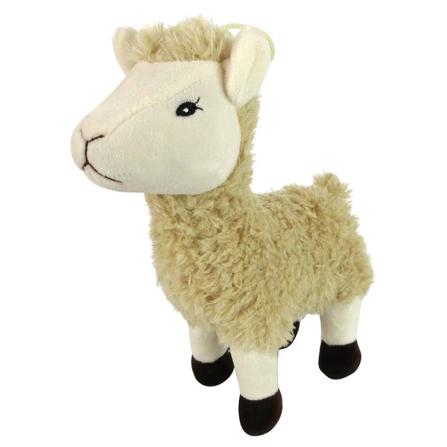 Steel Dog Llama with Tennis Ball Dog Toy