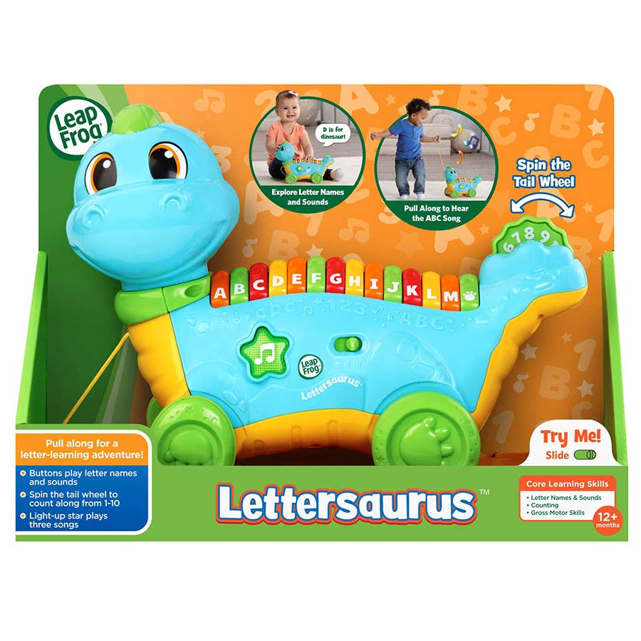 LeapFrog Lettersaurus Alphabet Pull Toy