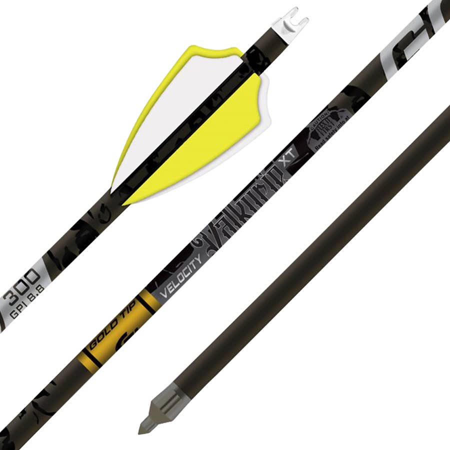 Gold Tip Velocity Valkyrie XT Arrow - Black