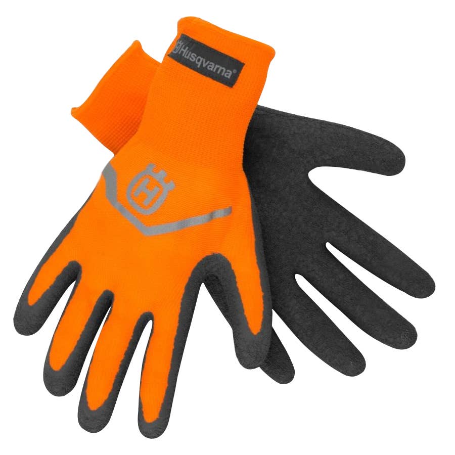 Husqvarna Xtreme Grip Gloves - Orange/Gray