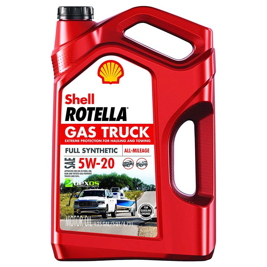 Shell Rotella Gas Truck Synthetic Motor Oil - 5 qt