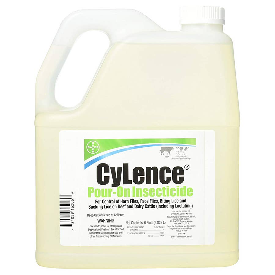 Bayer CyLence Pour-On Insecticide - 6 pt
