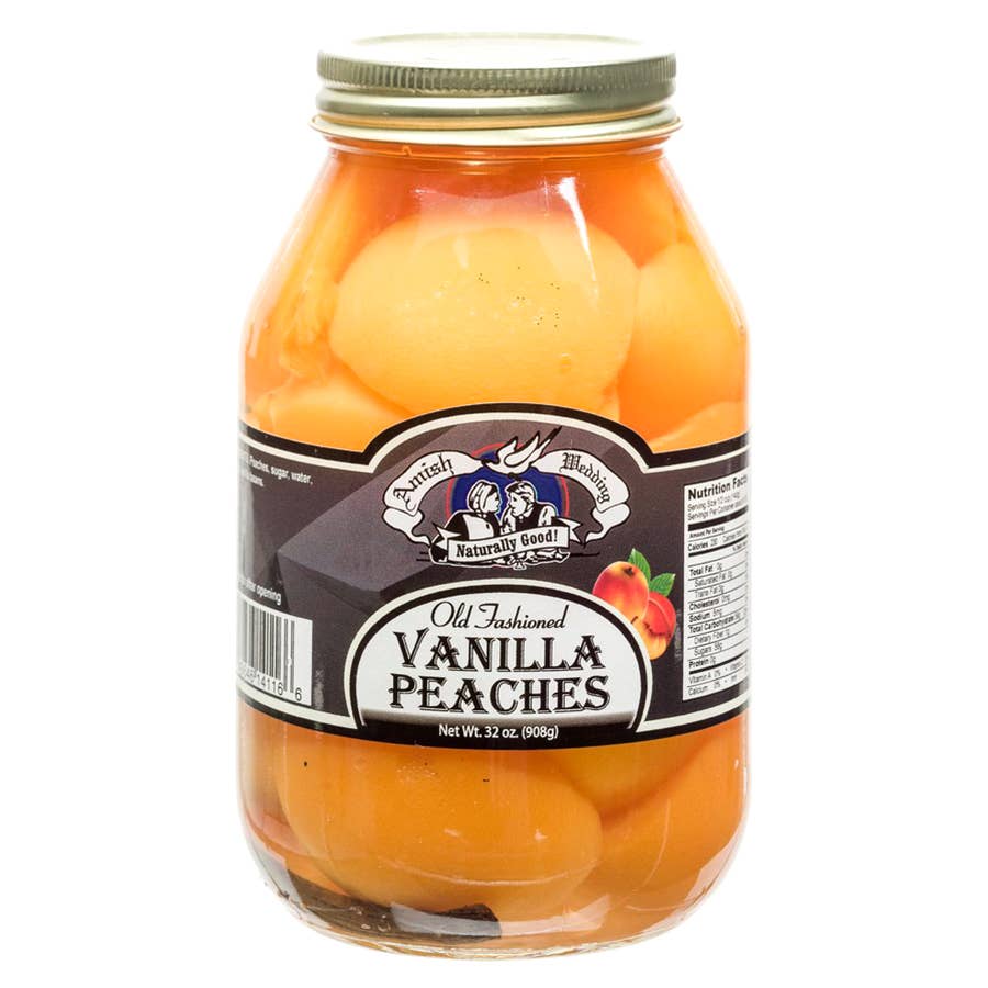 Amish Wedding Vanilla Peaches - 32 oz