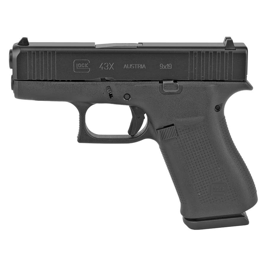 Glock G43X FXD Subcompact Slimline Pistol - Black