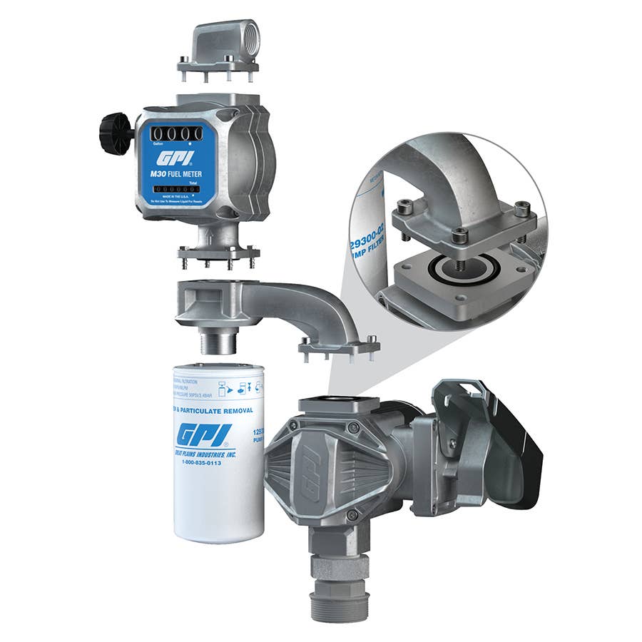 GPI G20 Quick-Fit Modular Filter Adapter Kit - 1 3/8""