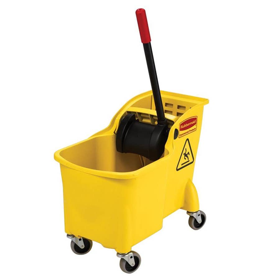 Rubbermaid Wheeled Wringer Mop Bucket - 31 qt