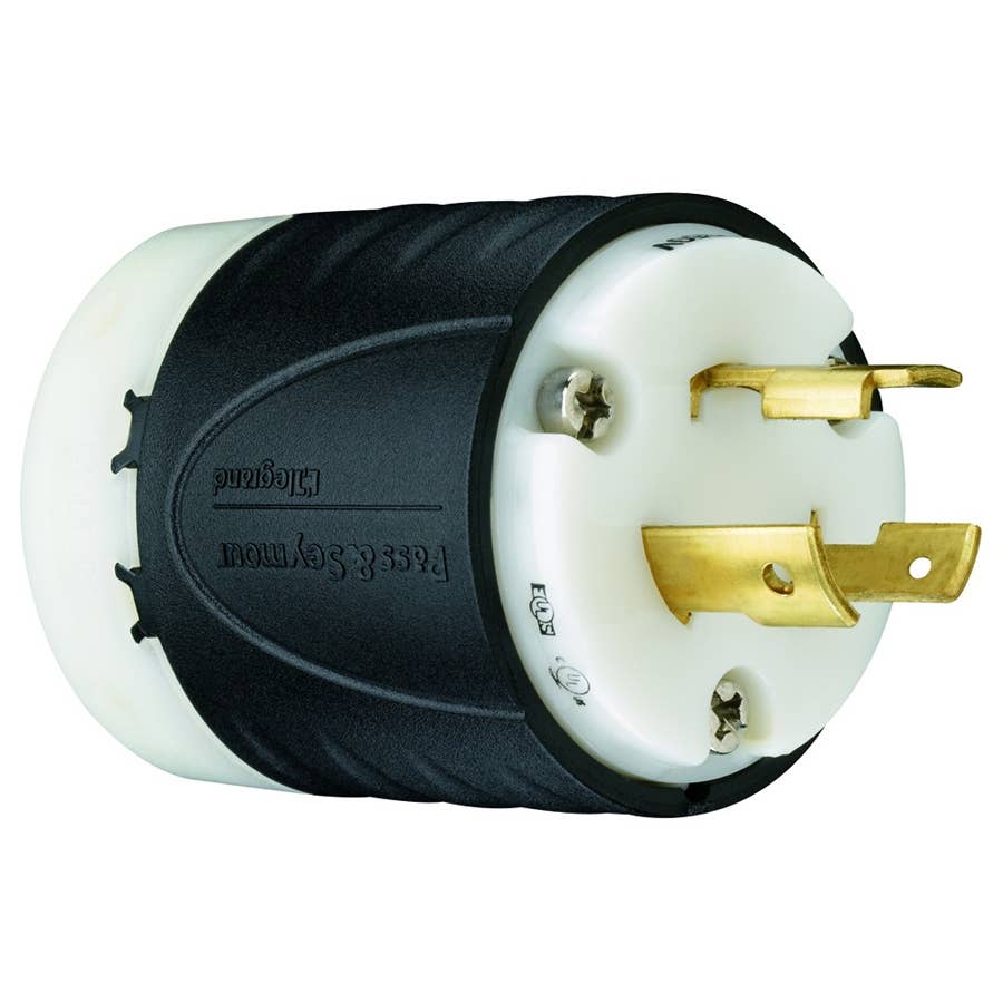 Pass & Seymour L620 Locking Connector - Black/White