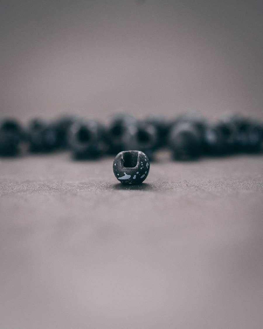 Hareline Mottled Tactical Slotted Tungsten Beads