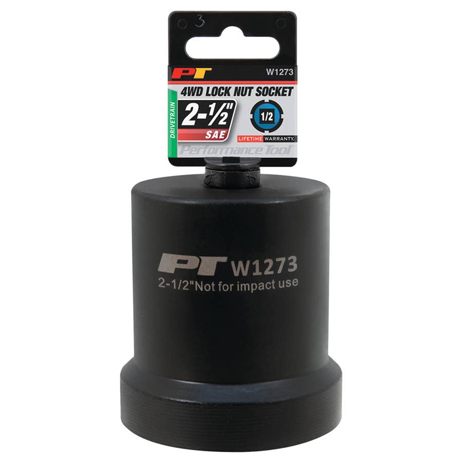 Performance Tool 4 Wheel Drive Lock Nut Tool Socket
