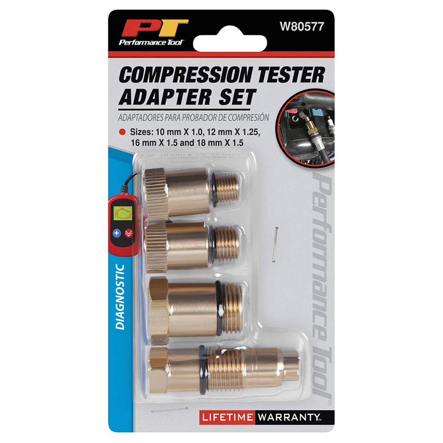 Performance Tool Compression Tester Spark Plug