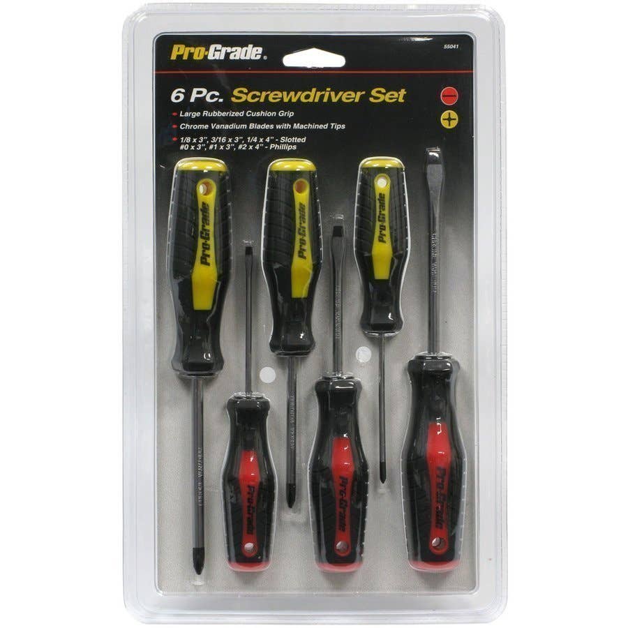 Pro-Grade 6 Pc. Screwdriver Set