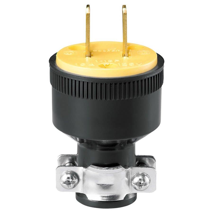 Cooper Wiring 2 Wire Rounded Rubber Plug