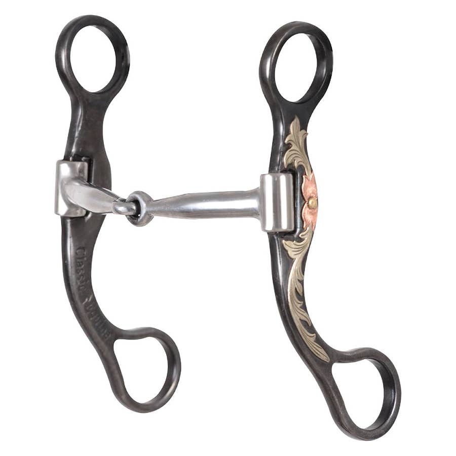 Classic Equine Tool Box 6" Straight Shank Smooth Snaffle Bit