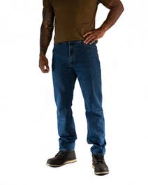 Full Blue Men's 5 Pocket Regular Fit Jeans