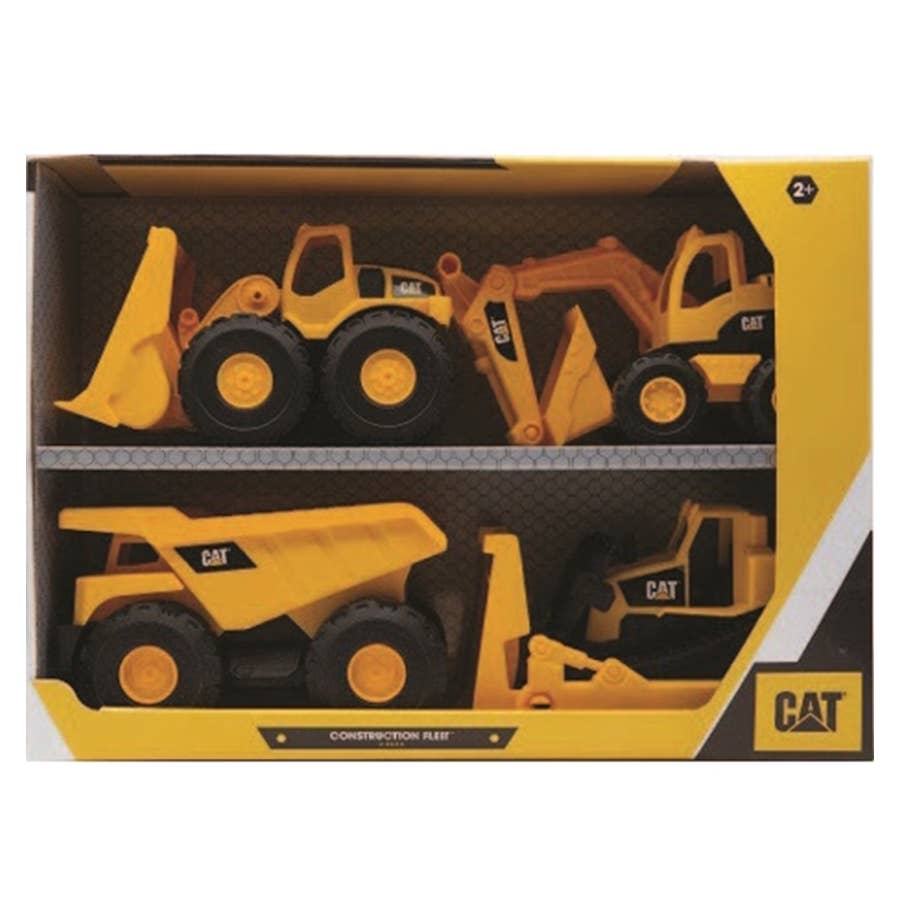 Funrise Cat Construction Fleet 4 pk