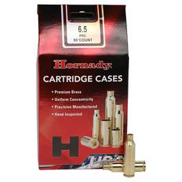 Hornady 6.5mm PRC Unprimed Brass Cartridge Cases Box