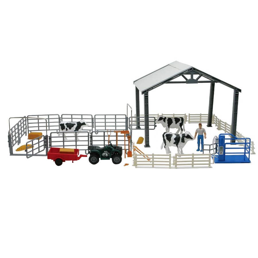 NewRay Deluxe Dairy Farm Life Playset