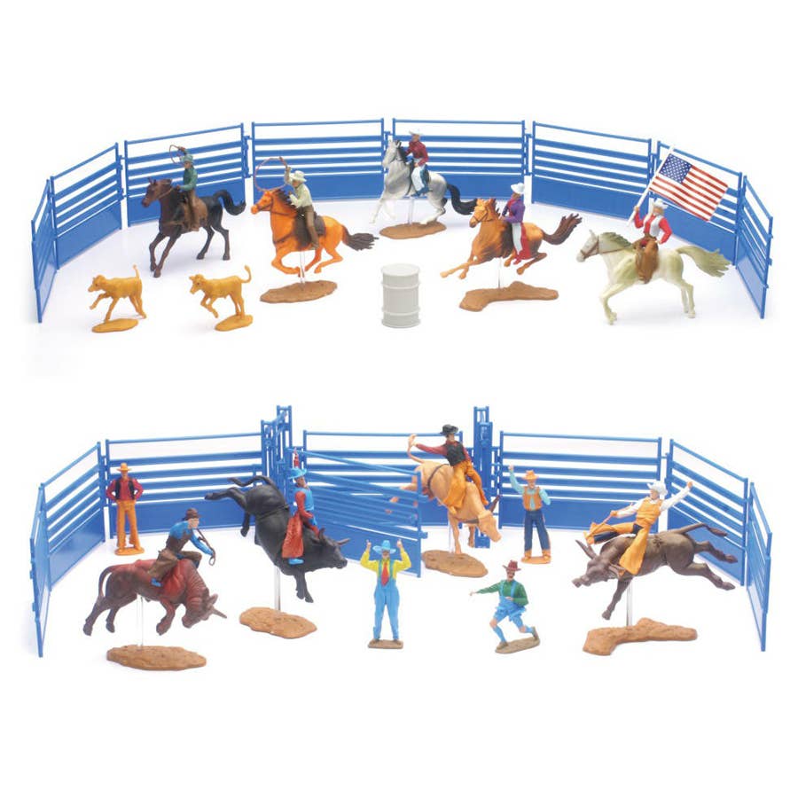 NewRay Deluxe Western Rodeo Playset