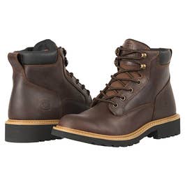 Noble Outfitters Men's Rivet 6"" Work Boots - Cigar