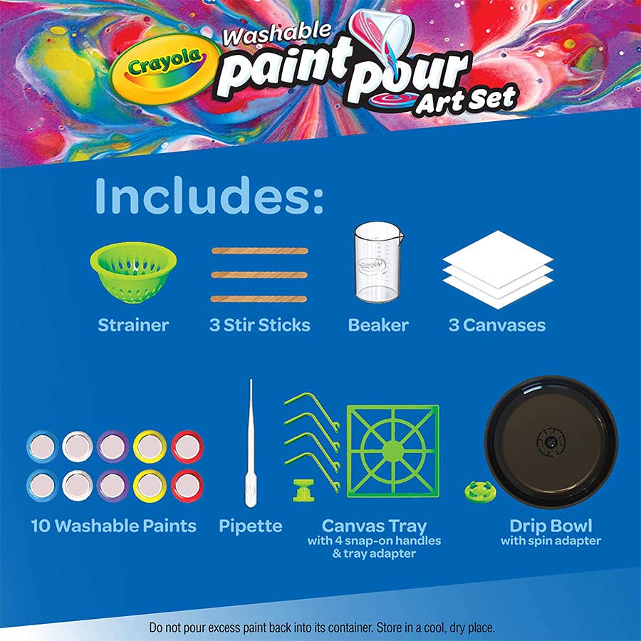 Washable Paint Crayola Washable Deluxe Painting Kit | Fun Creative ...