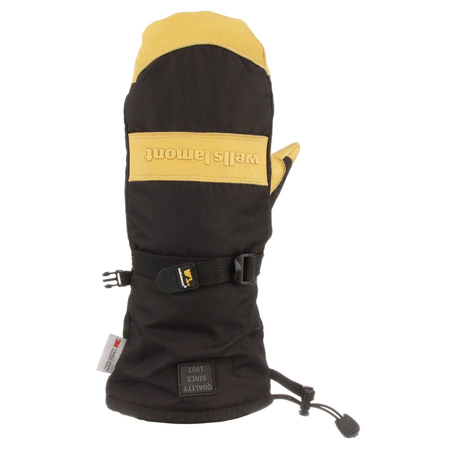 Wells Lamont Men's Hydrahyde® Waterproof Grain Goatskin Hybrid Mittens