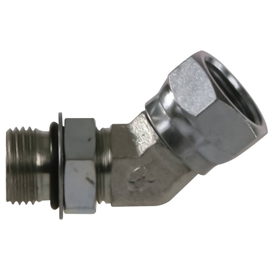 Pressure Connections 1/2 Male ORB X 1/2 Female NPSM Swivel 45