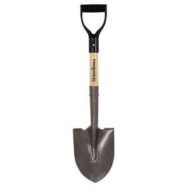 Union Tools Round Point Utility Digging Shovel with D-Handle