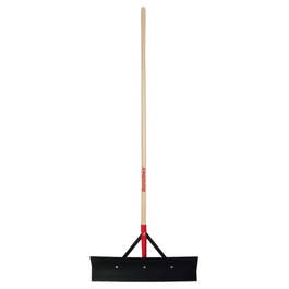 Razor-Back Barn Scraper with Wood Handle - 24""