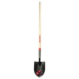 Razor-Back Open Back Round Point Shovel with Wood Handle
