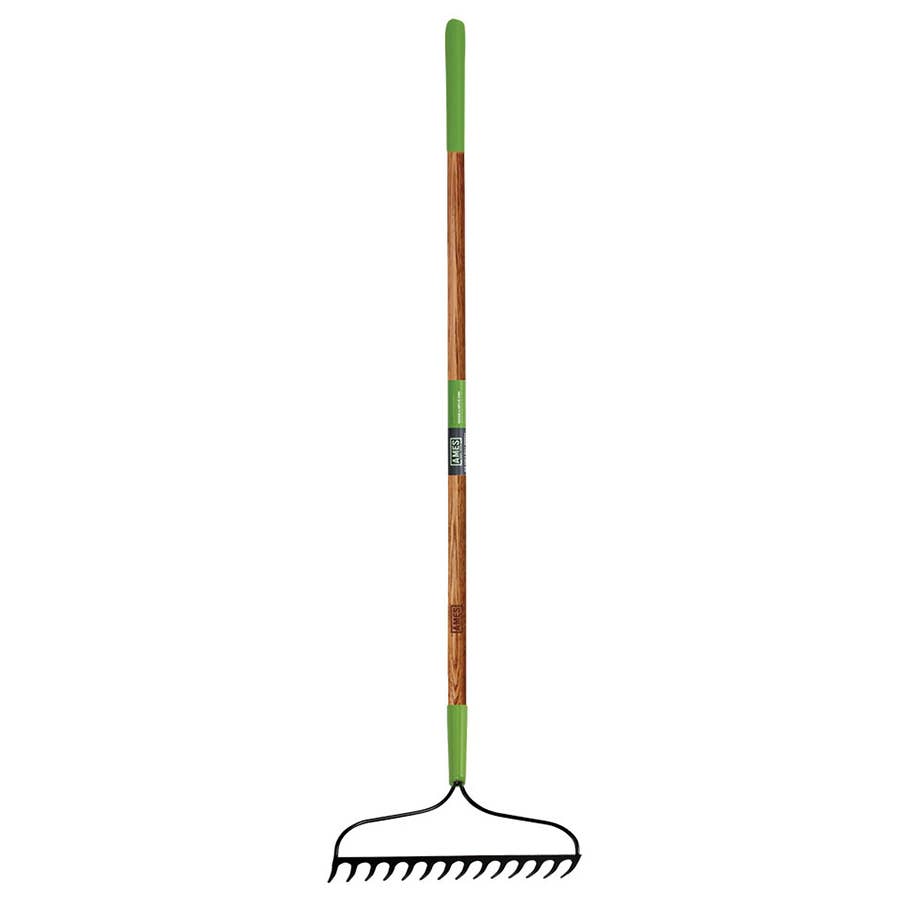 Ames 16-Tine Welded Bow Rake with Wood Handle