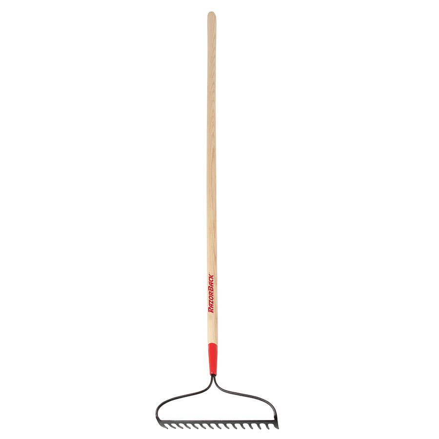 Razor-Back 15-Tine Bow Forged Rake with Wood Handle