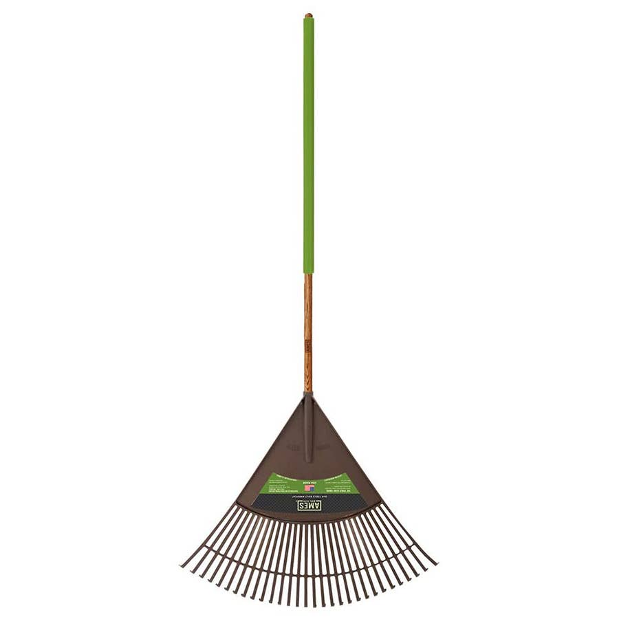 Ames Poly Leaf Rake with Cushion Grip Handle - 30""