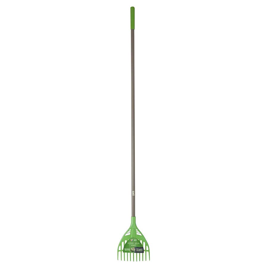 Ames Collector Series Poly Shrub Rake with Steel Handle - 8""