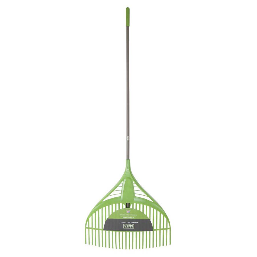 Ames Collector Series Poly Leaf Rake with Steel Handle - 26""