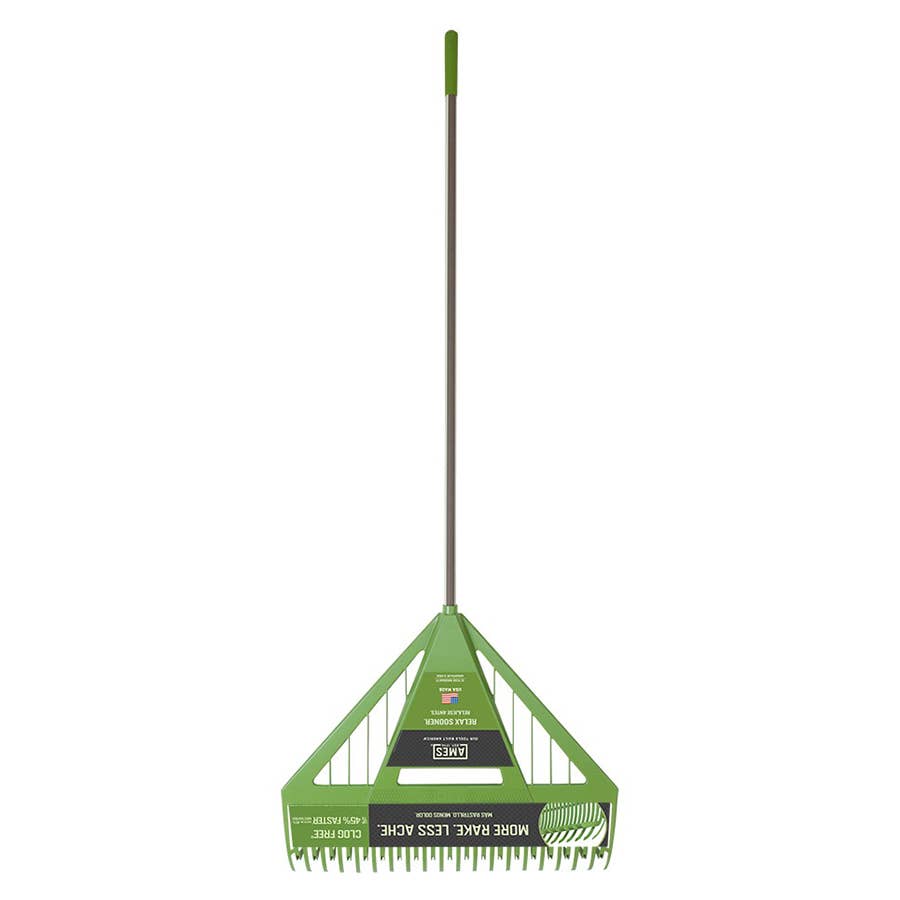Ames Dual Tine Poly Leaf Rake
