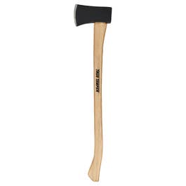 True Temper Toughstrike Single Bit American Hickory Axe with Wood Handle