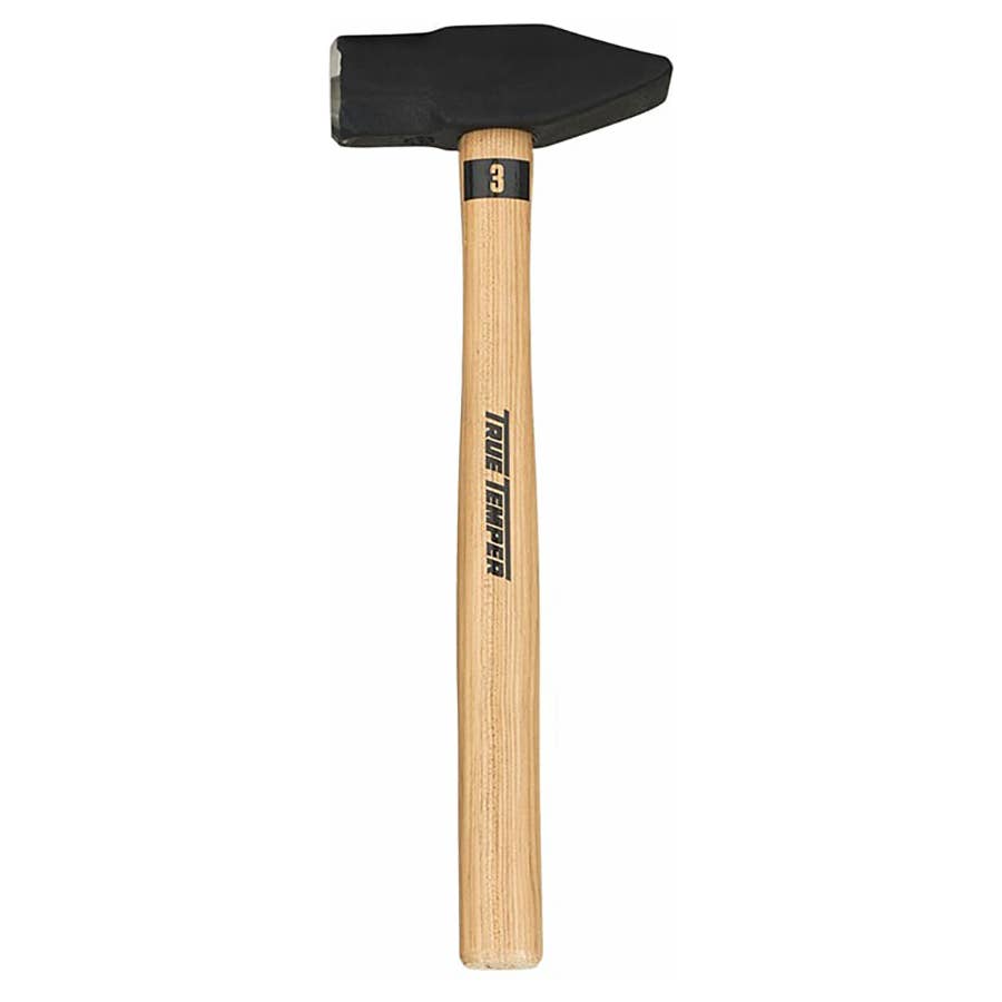 True Temper Toughstrike American Cross-Pein Hammer with Wood Handle - 3 lb