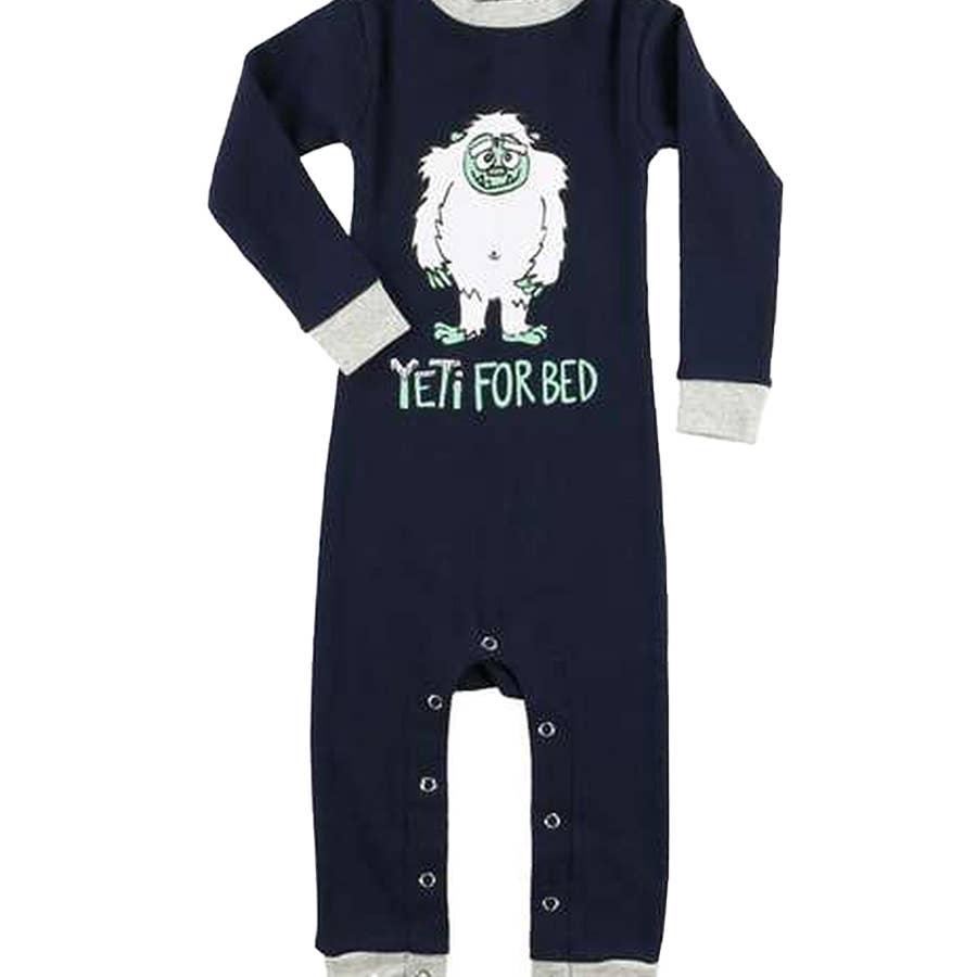 Lazy One Infant/Toddler Yeti For Bed Union Suit