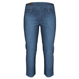 Wrangler Women's Aura Instantly Slimming Mid Rise Capri