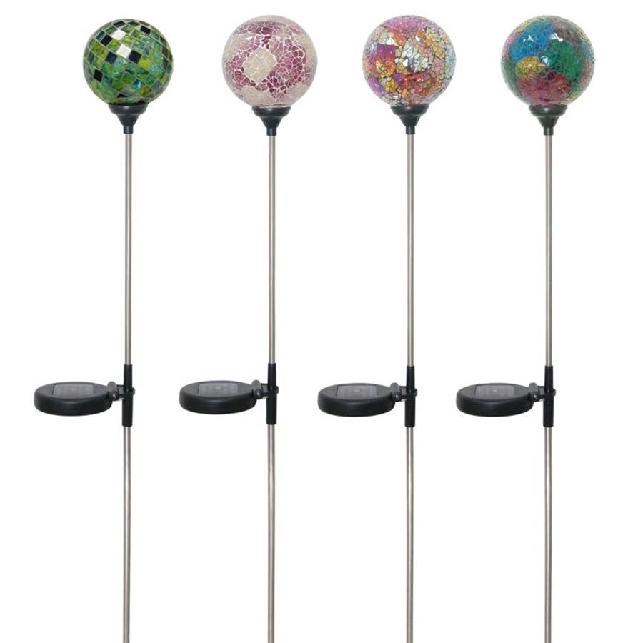 Alpine Solar LED Mosaic Garden Stake