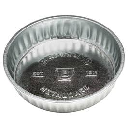 Behrens Galvanized Steel Embossed Pet Dish Pan - 2 qt - 9.75"" - 9.75""