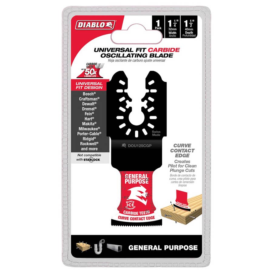 Diablo Carbide Universal Fit General Purpose Oscillating Blade