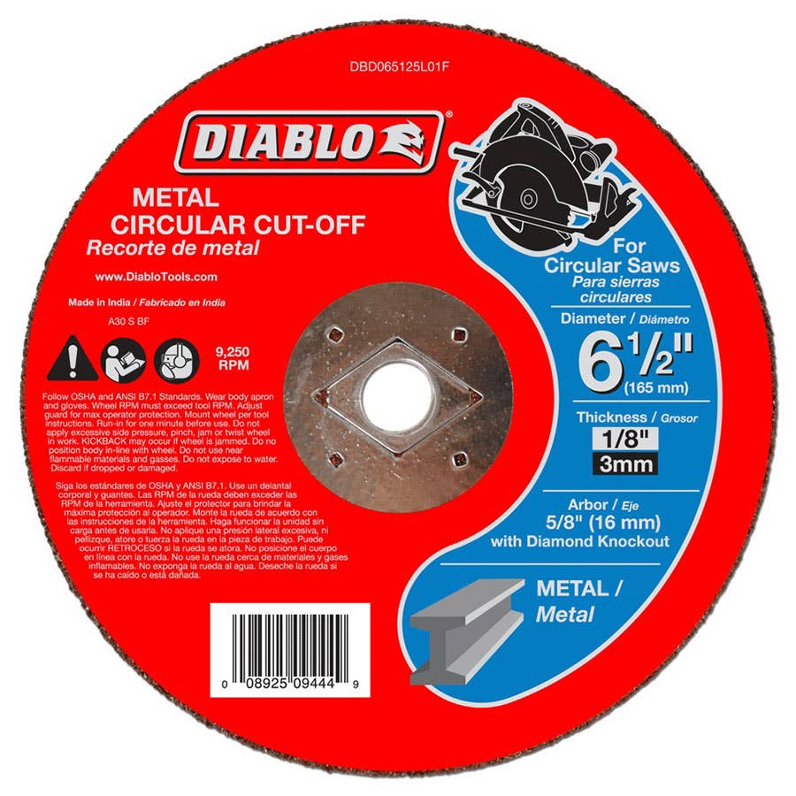 Diablo Metal Circular Cut-Off Disc
