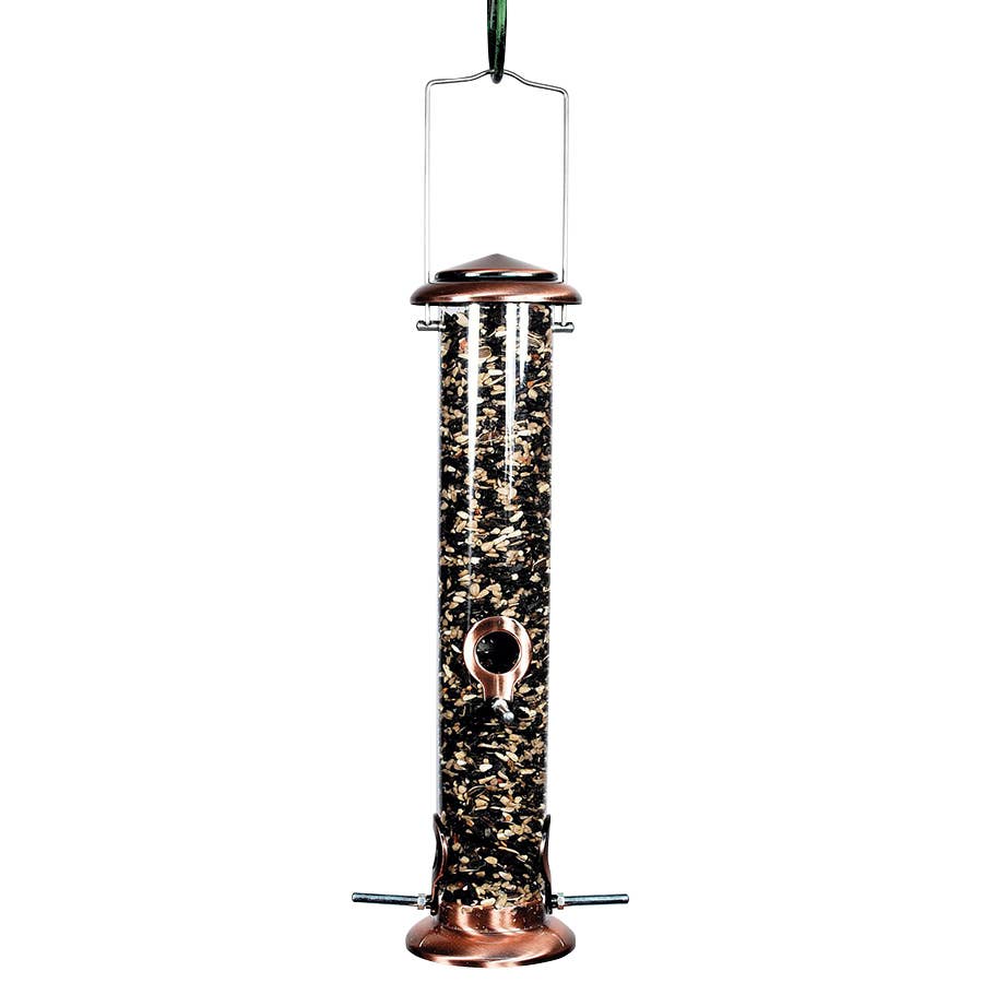 Woodlink 4 Port Mixed Seed Copper Tube Feeder